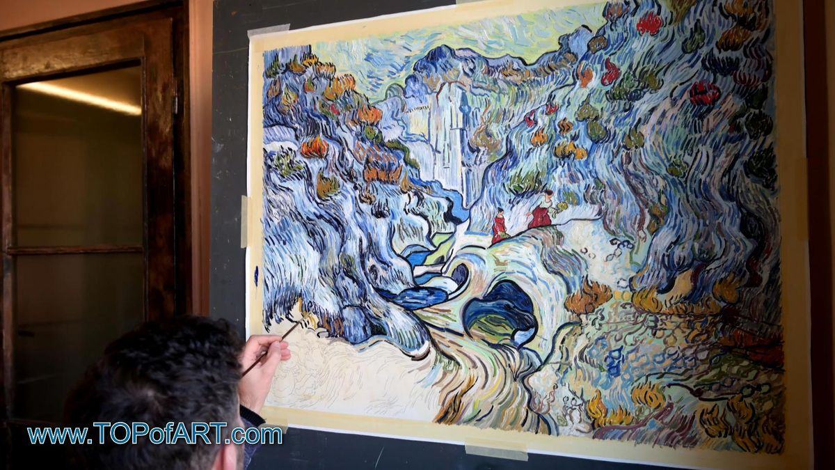 The Ravine by Vincent van Gogh - Painting Reproduction Video